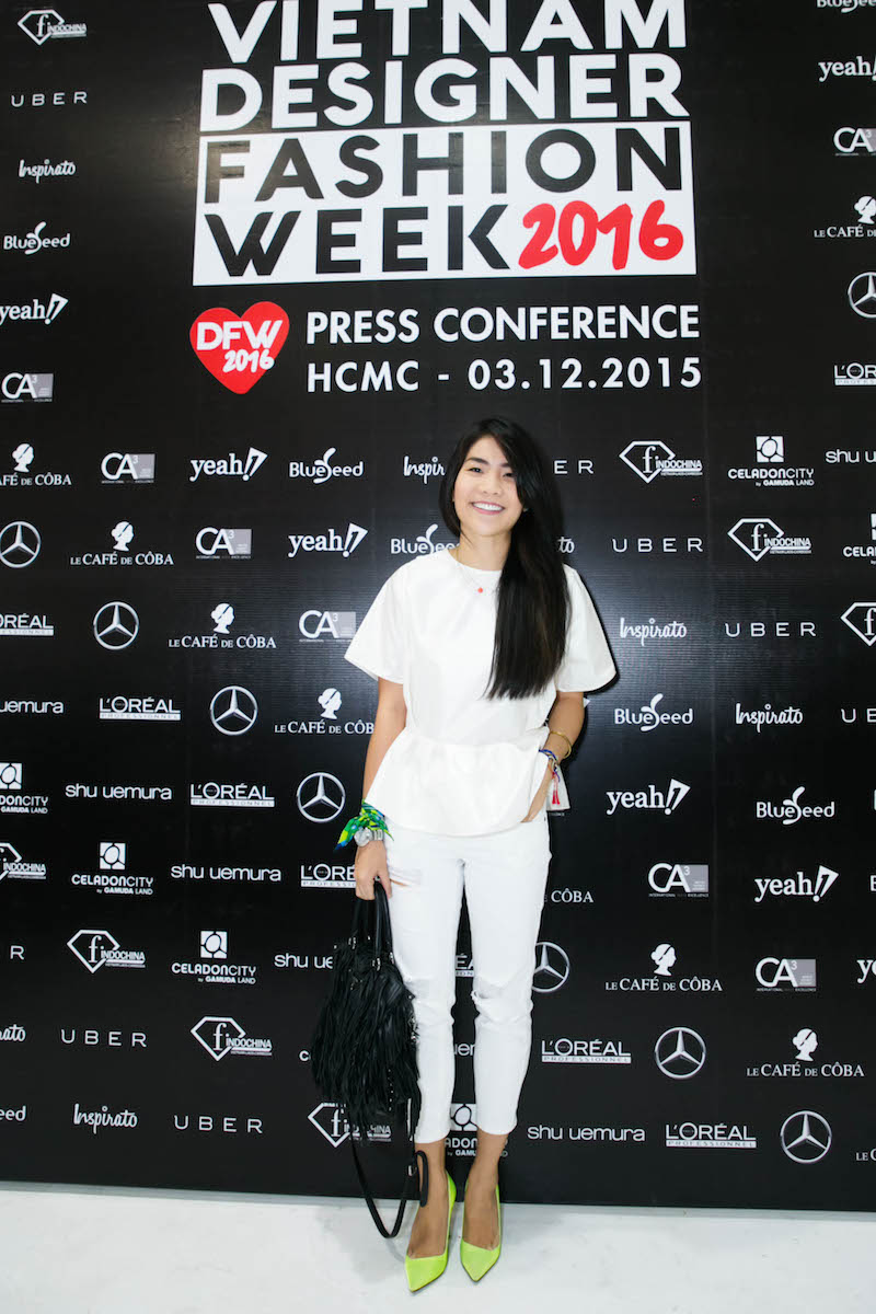 "Tiểu thư thời trang" Anna Võ tham gia Vietnam Designer Fashion Week 2015