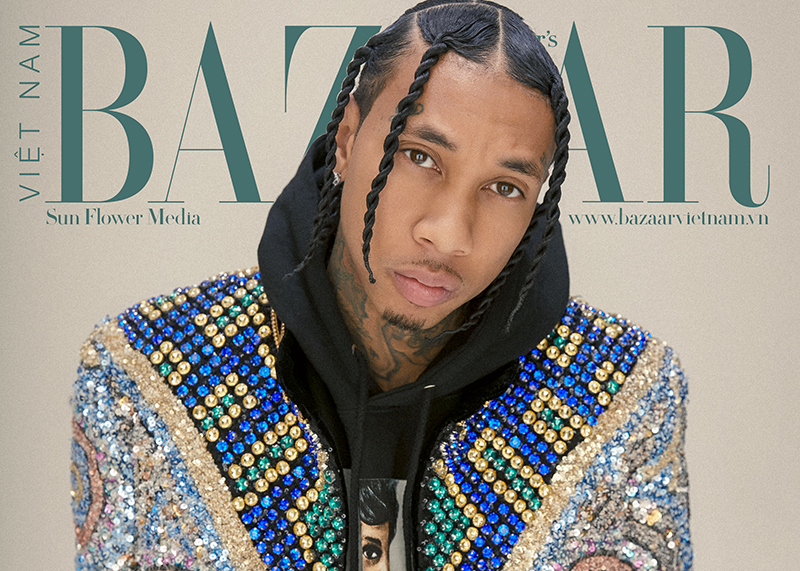Rapper gốc Việt Tyga trên Harper's Bazaar Việt Nam