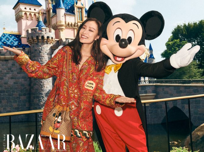 Gucci mừng Tết Canh Tý với bộ sưu tập chuột Mickey | Harper's Bazaar