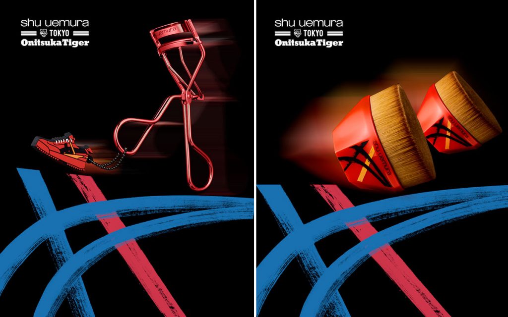 Hé lộ hình ảnh BST mỹ phẩm Shu Uemura x Onitsuka Tiger | Harper's Bazaar
