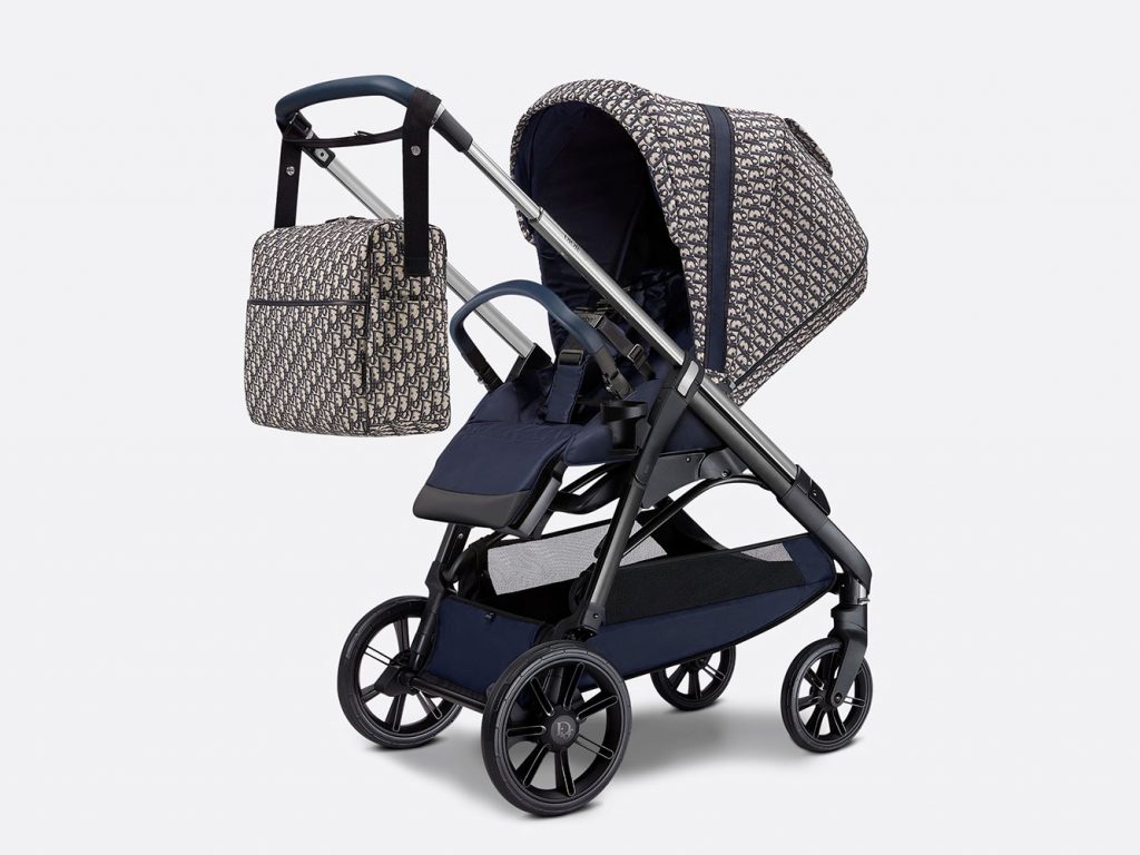 Dior mở rộng dòng Baby Dior với xe đẩy em bé họa tiết Dior Oblique
