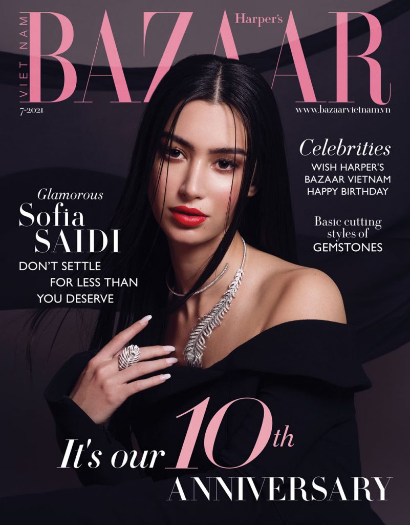 Người mẫu Sofia Saidi | Trang bìa | Harper's Bazaar Việt Nam