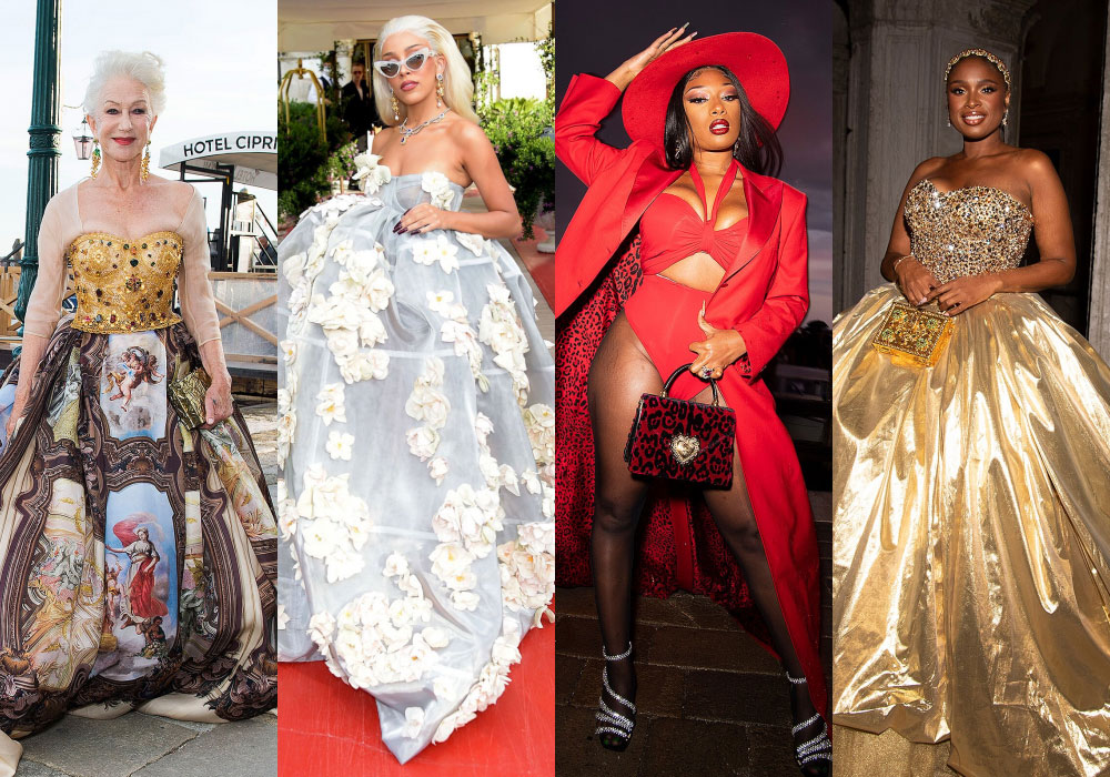 Thảm đỏ Dolce & Gabbana Alta Moda 2021: JLo, Doja Cat, Heidi Klum...