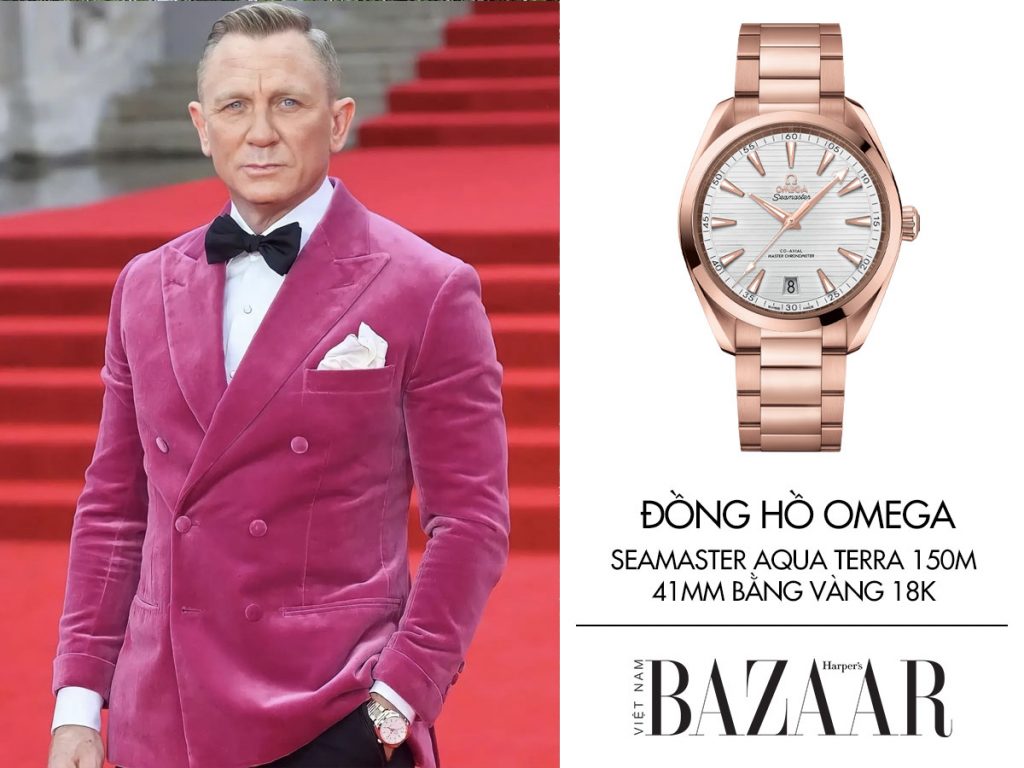 Đồng hồ Omega là ngôi sao thảm đỏ ra mắt phim 007: Không phải lúc chết