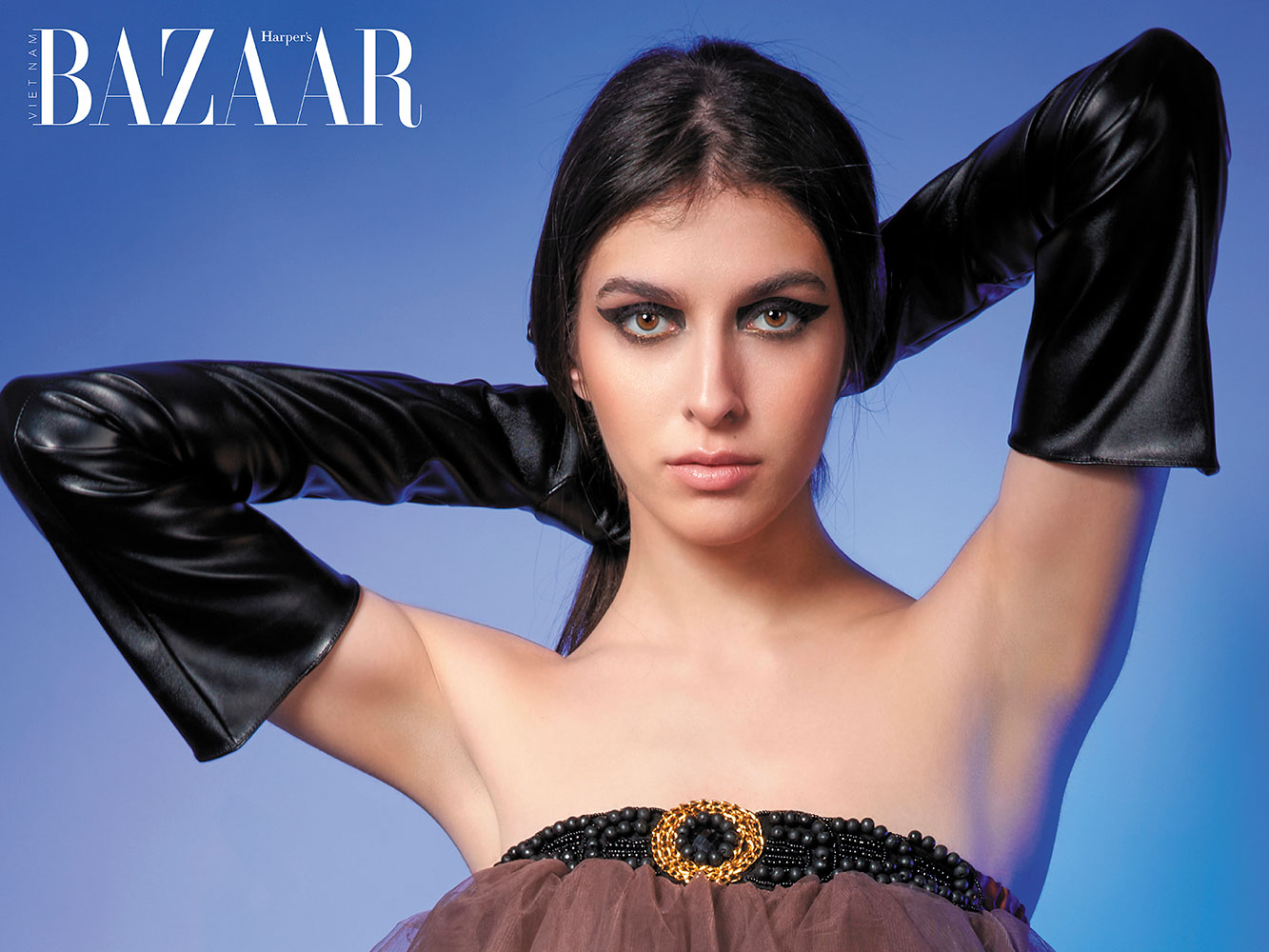 Talaina Lucente and photographer Nestor Correa celebrate NYFW