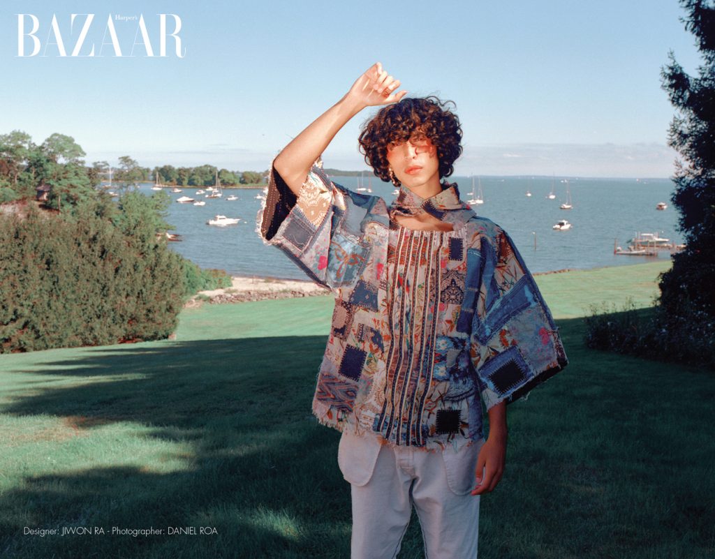 Denim Tea Party | Jiwon Ra |Harper's Bazaar Việt Nam