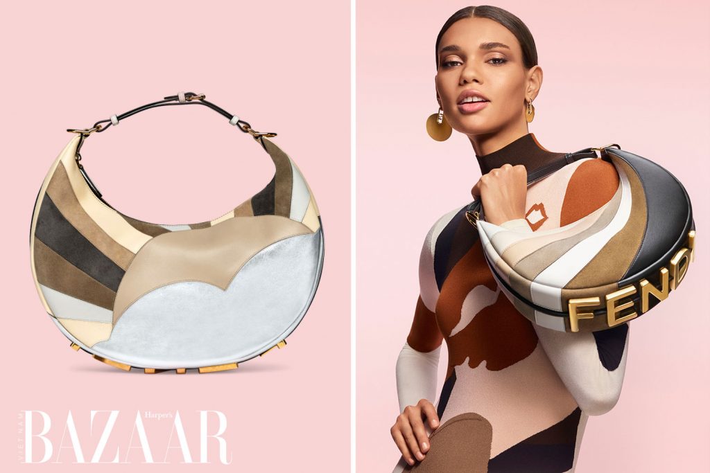 Fendigraphy: Túi xách Hobo logomania của Fendi | Harper's Bazaar