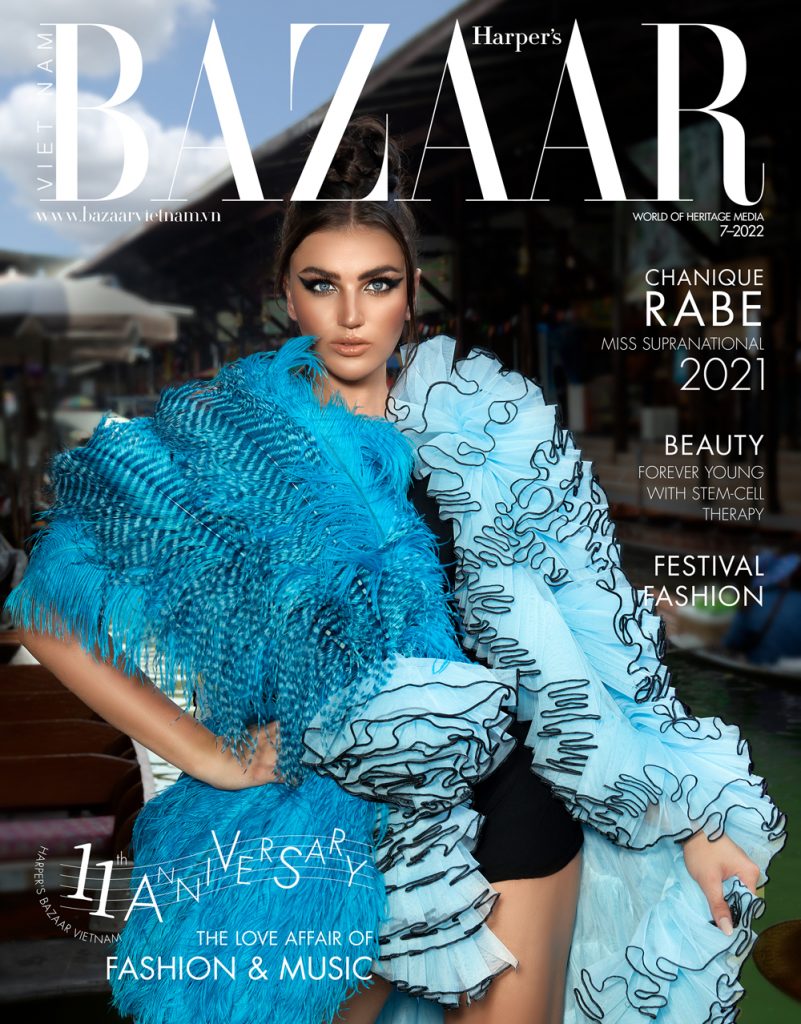Hoa hậu siêu quốc gia 2021 Chanique Rabe | Harper's Bazaar VN