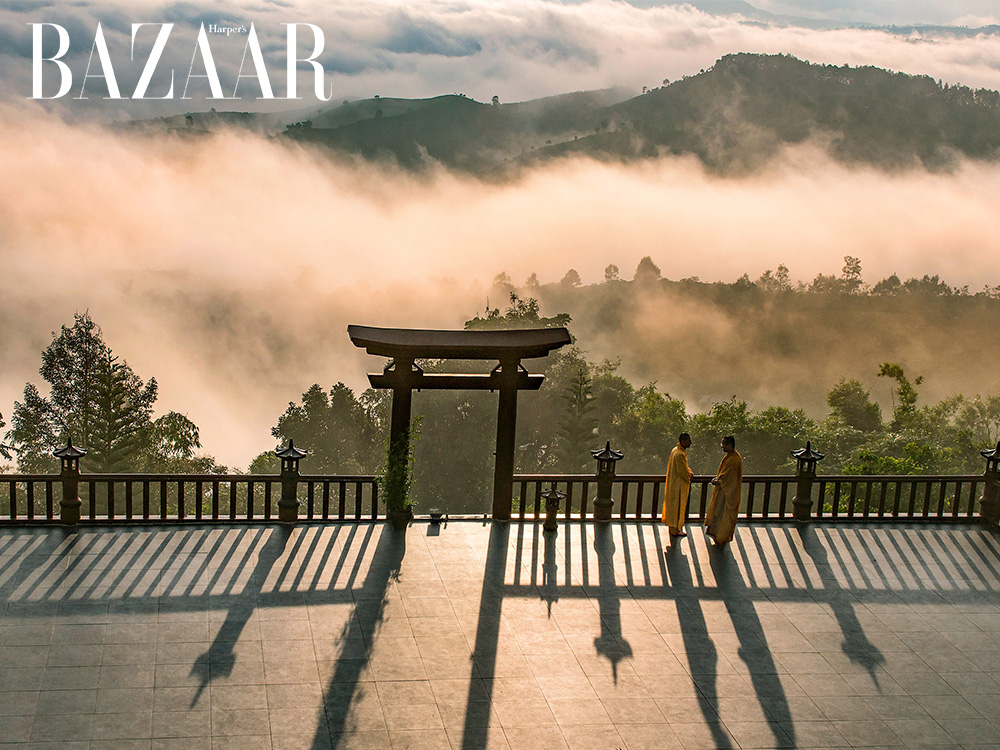 Kinh nghiệm săn mây ở chùa Linh Quy Pháp Ấn ở Bảo Lộc