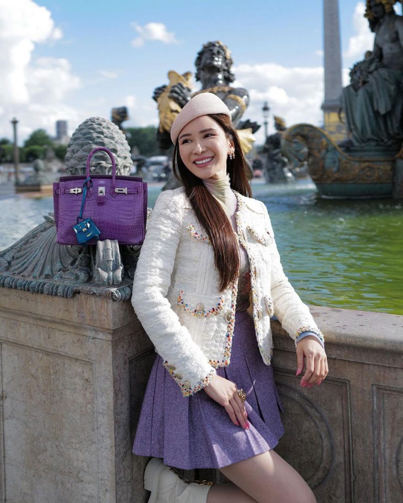 Bánh sinh nhật Jamie Chua cộp mác "bà hoàng Hermès"