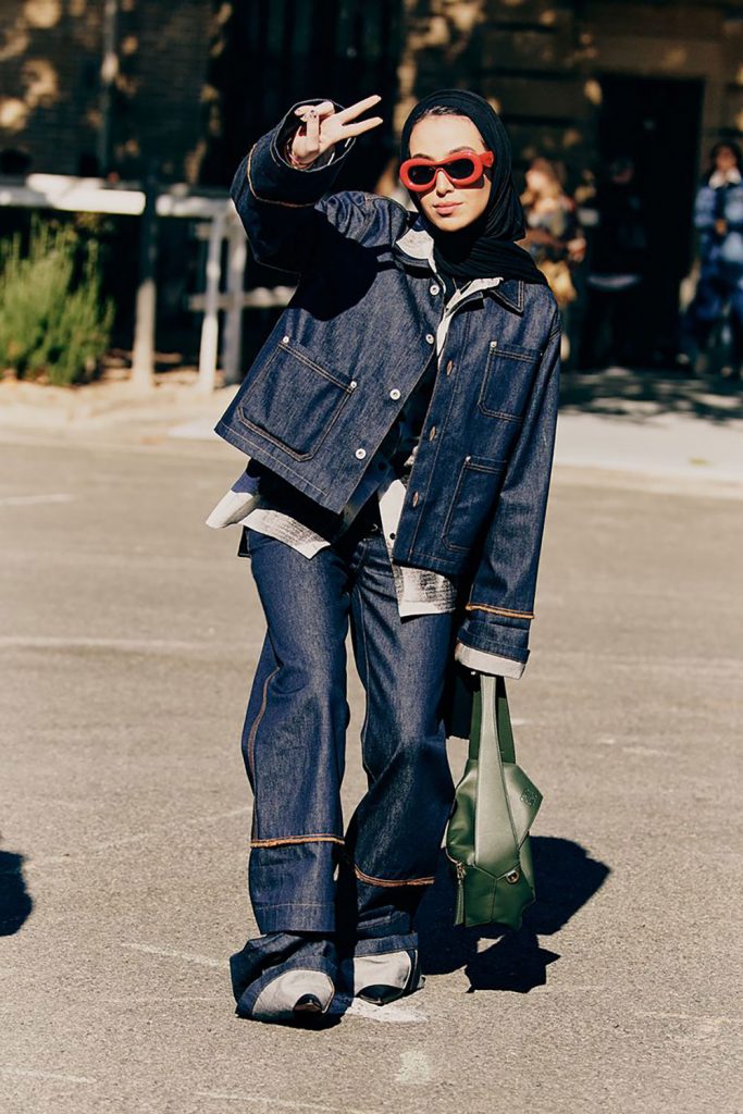 Cách phối đồ denim on denim chưa bao giờ lỗi mốt