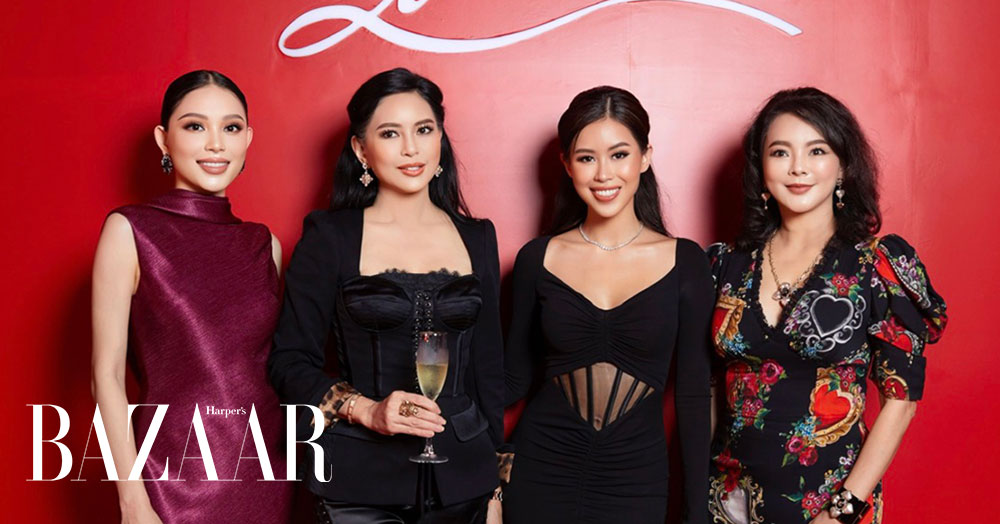 Doanh nhân Thủy Tiên, Tiên Nguyễn, Linh Rin tại tiệc Christian Louboutin