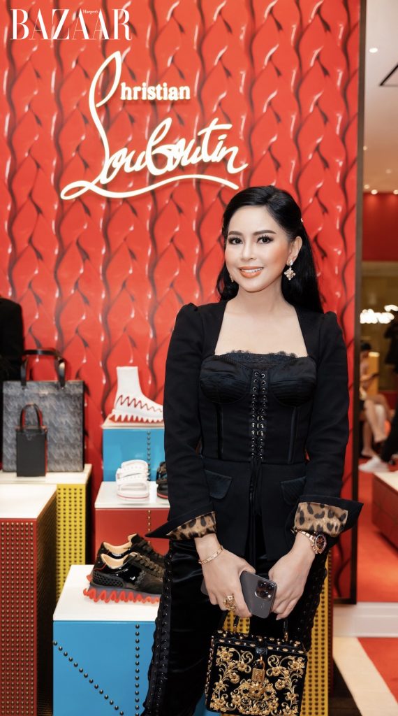 Doanh nhân Thủy Tiên, Tiên Nguyễn, Linh Rin tại tiệc Christian Louboutin