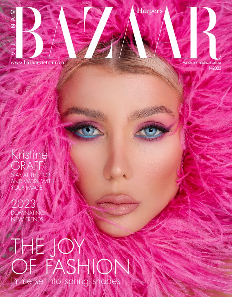 Kristine Graff: The blue-eye model | Harper's Bazaar Việt Nam
