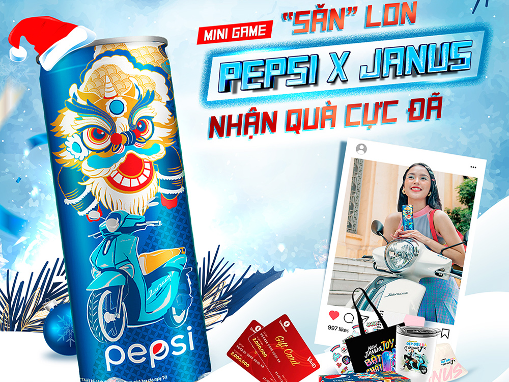 Săn quà tặng giá trị mùa năm mới cùng Pepsi x Janus | Harper's Bazaar