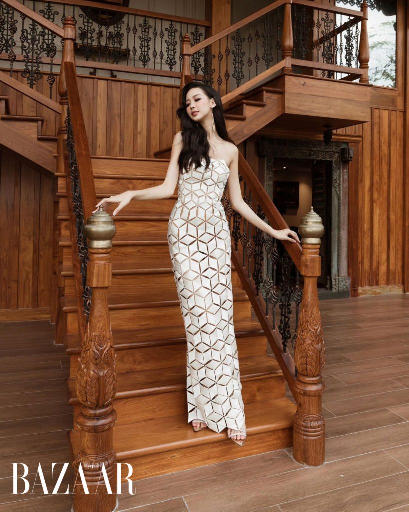Heart Evangelista mặc đầm Trần Hùng dự tiệc tối Tiffany & Co ở Paris