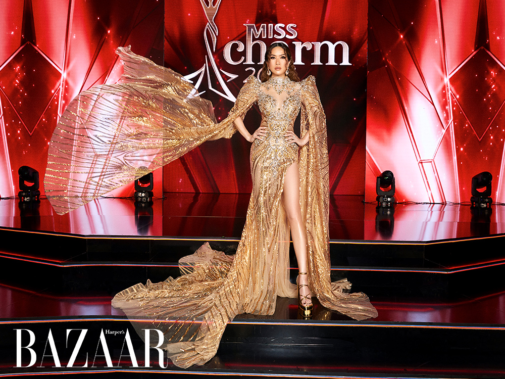 MiMi Morris chi 1 tỷ đồng may đầm dự chung kết Miss Charm 2023