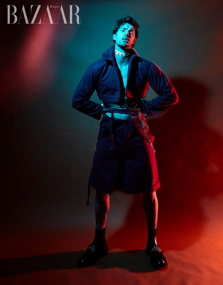 Model Christian Hogue photographed by Harol Baez