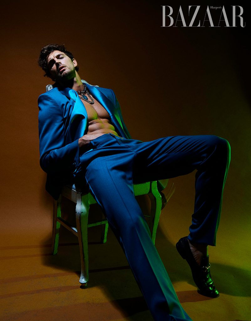 Model Christian Hogue photographed by Harol Baez