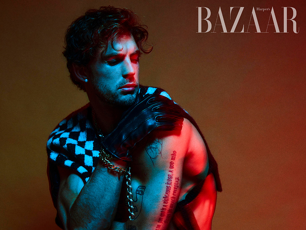 Model Christian Hogue photographed by Harol Baez