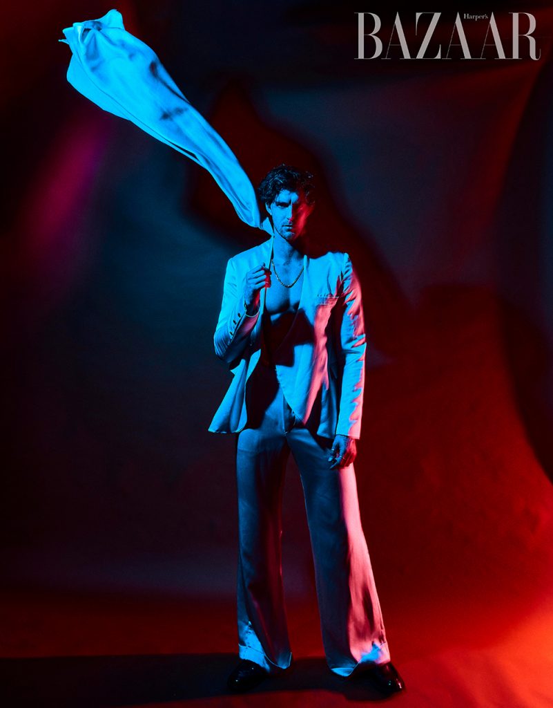 Model Christian Hogue photographed by Harol Baez