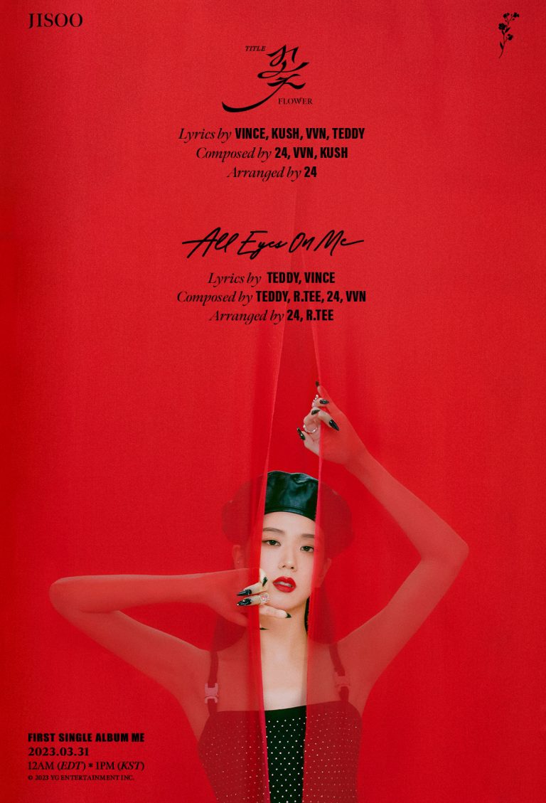 Jisoo (BLACKPINK) công bố các ca khúc trong album solo ME