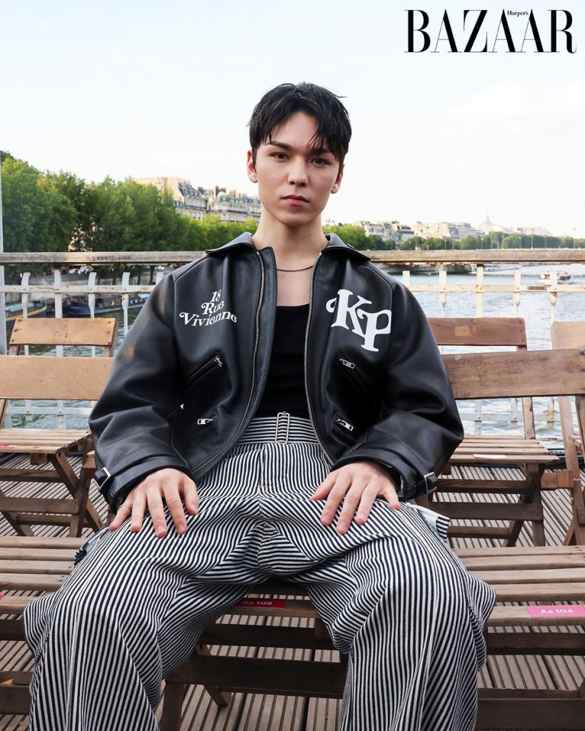 Vernon (SEVENTEEN) gây sốt khi dự show Kenzo Xuân Hè 2024