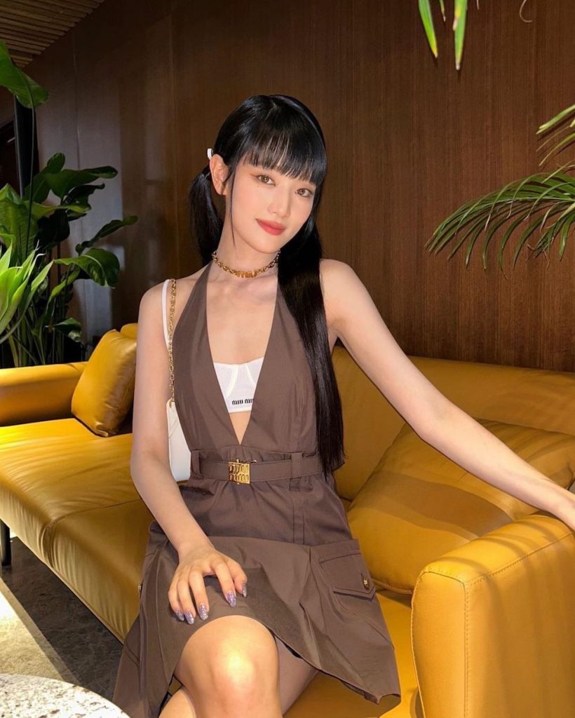 Minnie (G)-IDLE trở thành đại sứ Miu Miu | Harper's Bazaar