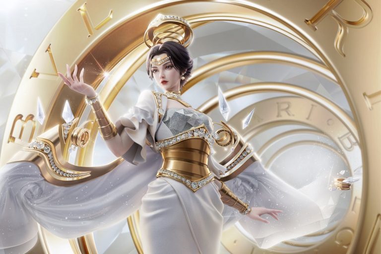 Cổ Lực Na Trát cosplay Mị Nguyệt trong Vương Giả Vinh Diệu