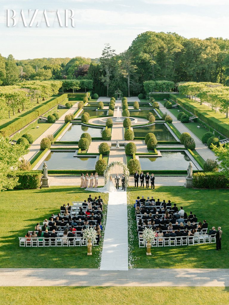 Đám cưới cổ tích ở lâu đài Oheka của Arianna và Andrew Lang