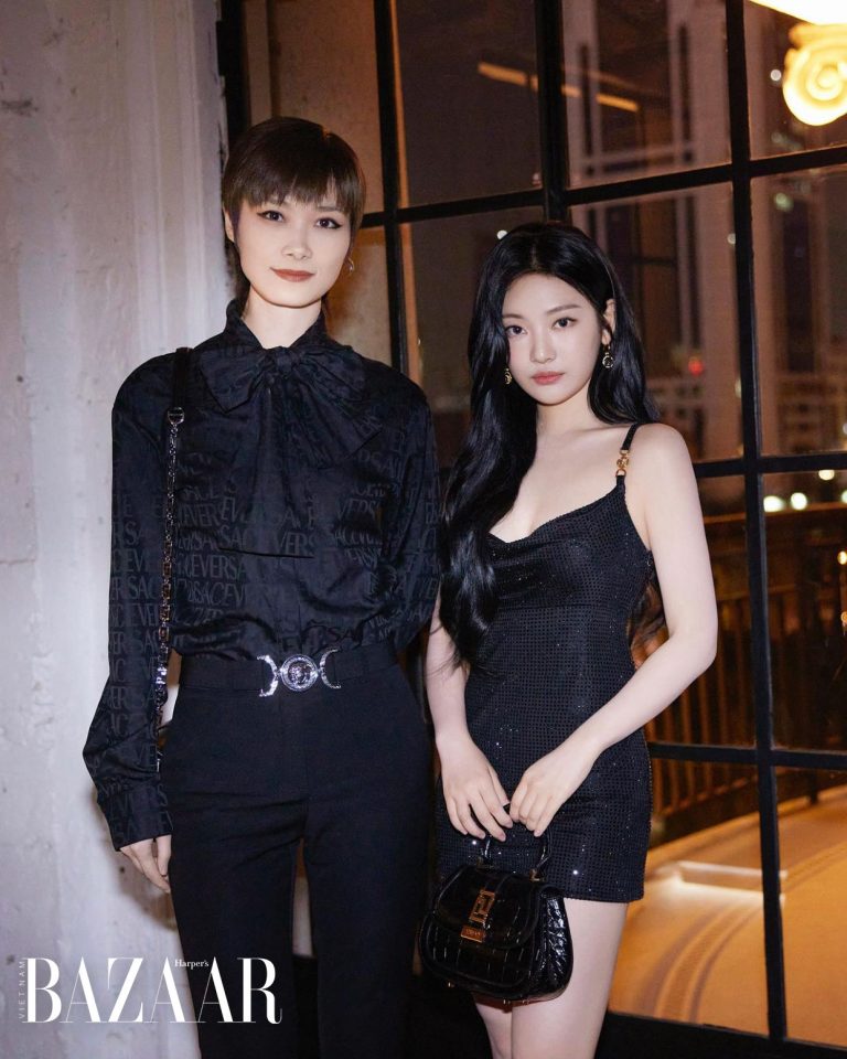 NingNing (aespa) thể hiện tinh thần quyến rũ của Versace