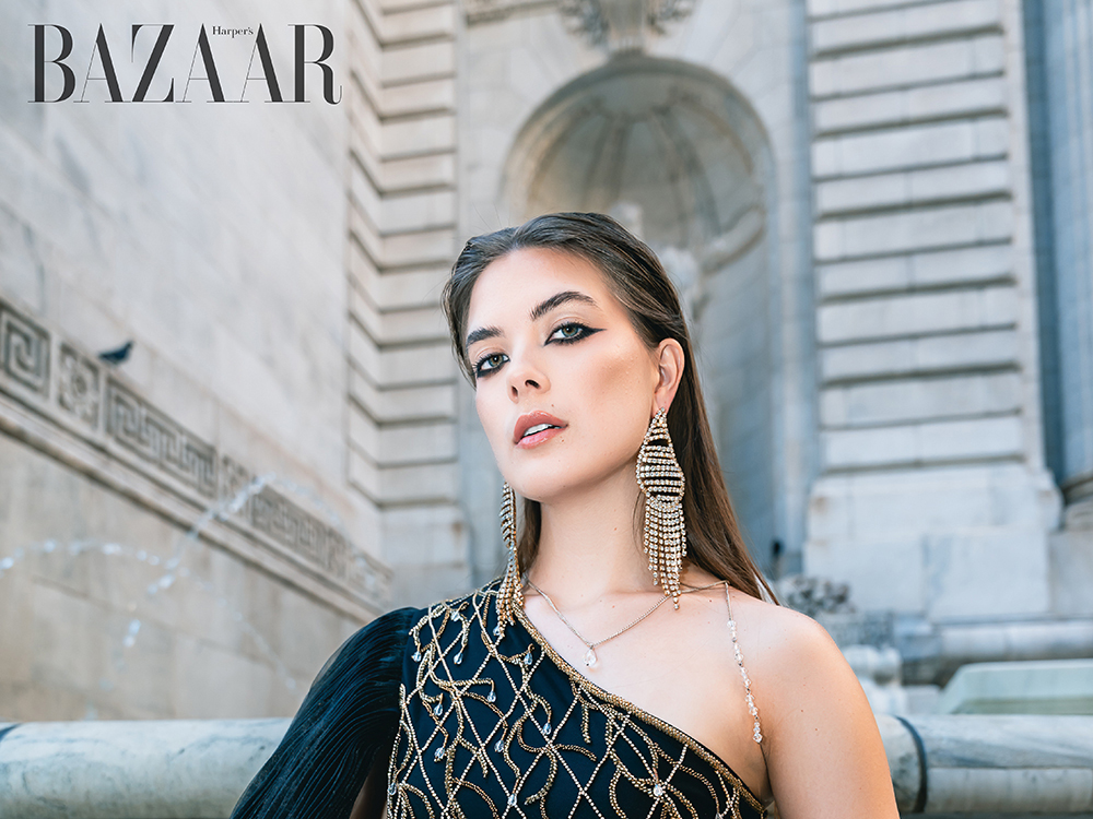 Lauren Marie shines in Wajahat Mirza's golden masterpiece | Harper's ...