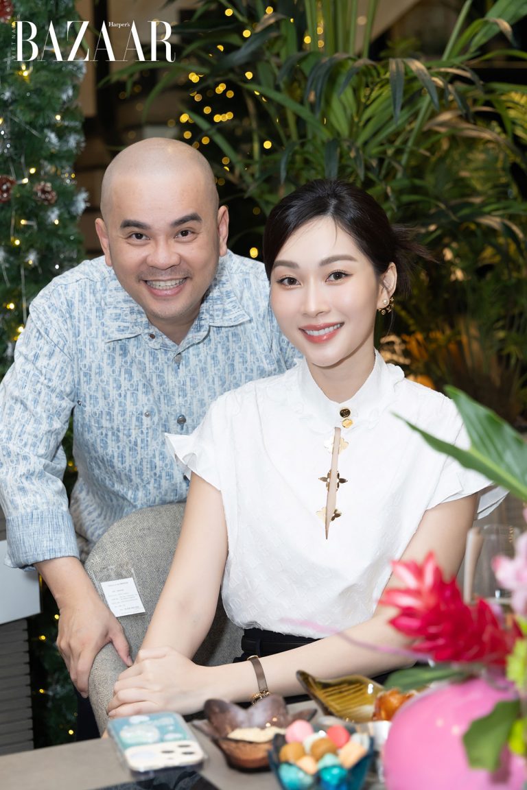 Hoa hậu Đặng Thu Thảo diện nguyên cây Louis Vuitton dự tiệc | Harper's ...