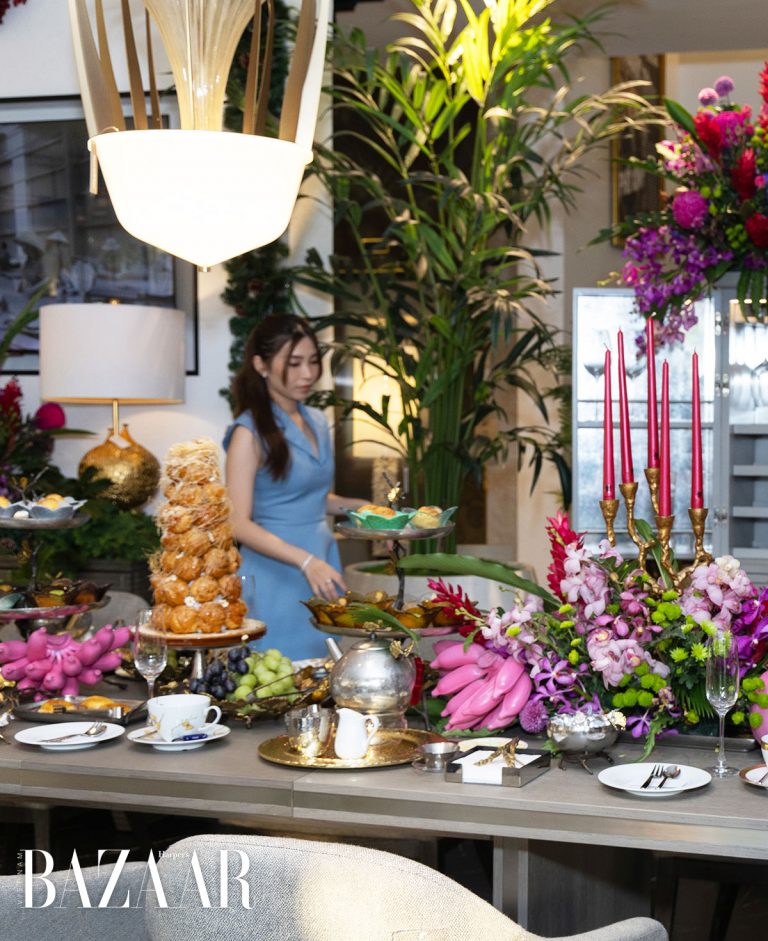 Hoa hậu Đặng Thu Thảo diện nguyên cây Louis Vuitton dự tiệc | Harper's ...