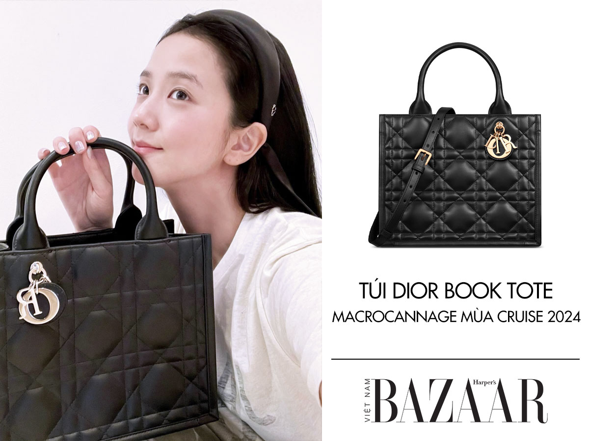Jisoo BLACKPINK debut phiên bản mới của dòng túi Tote Dior | Harper's ...