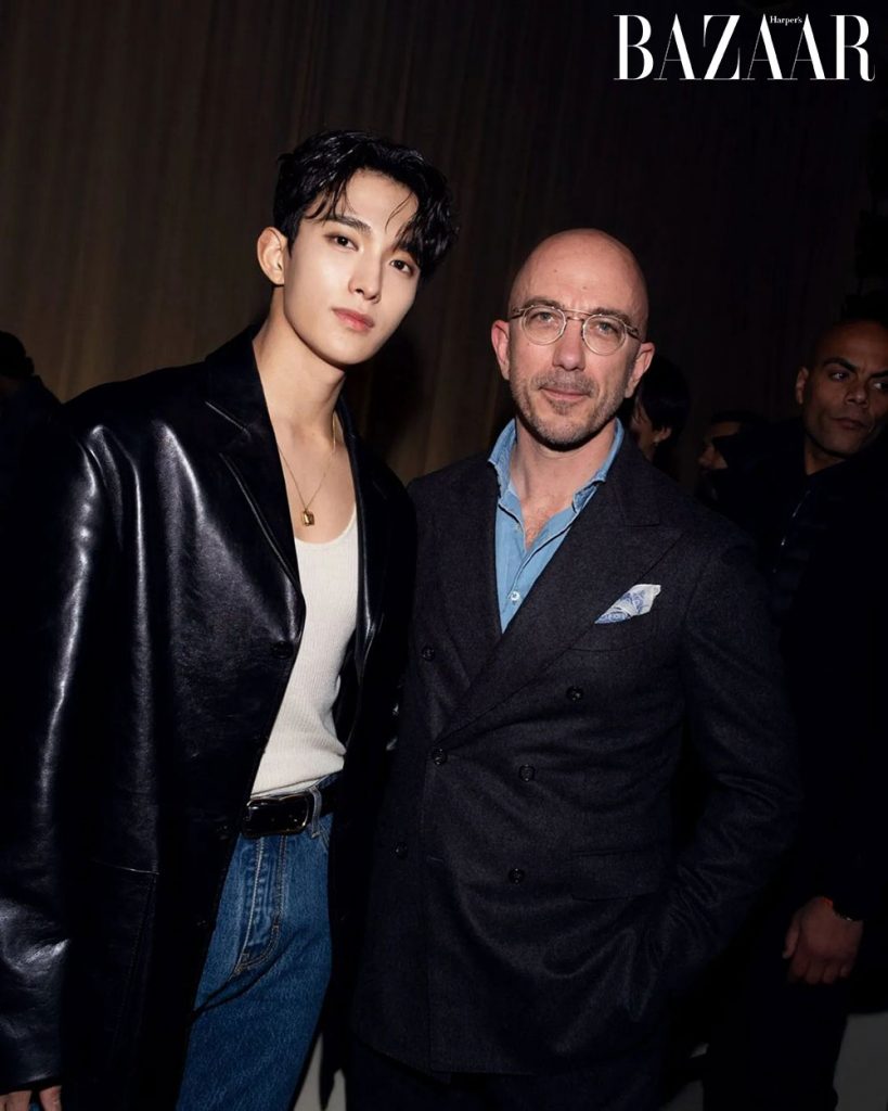 Dokyeom (SEVENTEEN) trở lại Milan dự show Bally | Harper's Bazaar Việt Nam