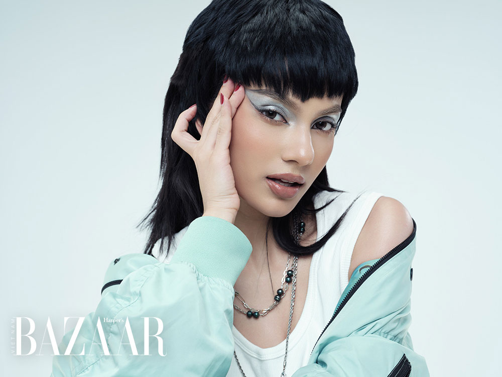 Trong cùng một bộ ảnh, Emma Lê đổi kiểu tóc đến 3 lần | Harper's Bazaar ...