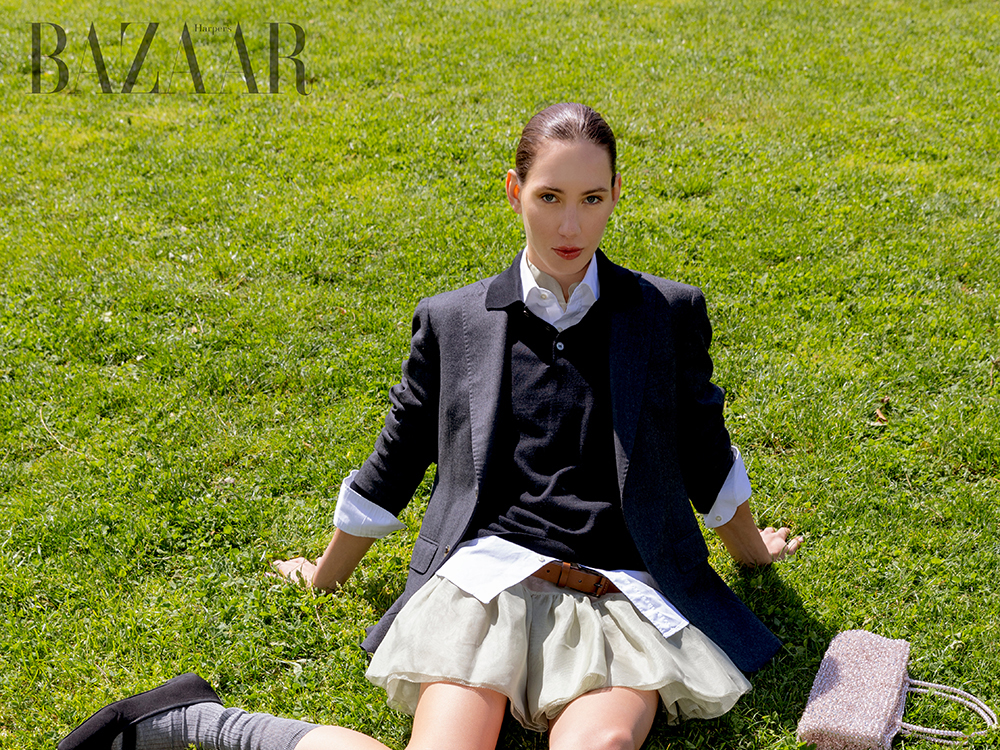 Model: Anna Redina. Photographer: Domenico Donadio | Harper's Bazaar ...