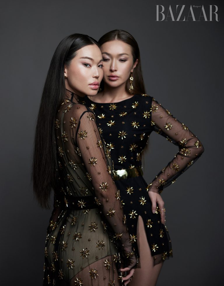 "Dramatic flair" features Anna Gupta and Gaga Kenes | Harper's Bazaar ...