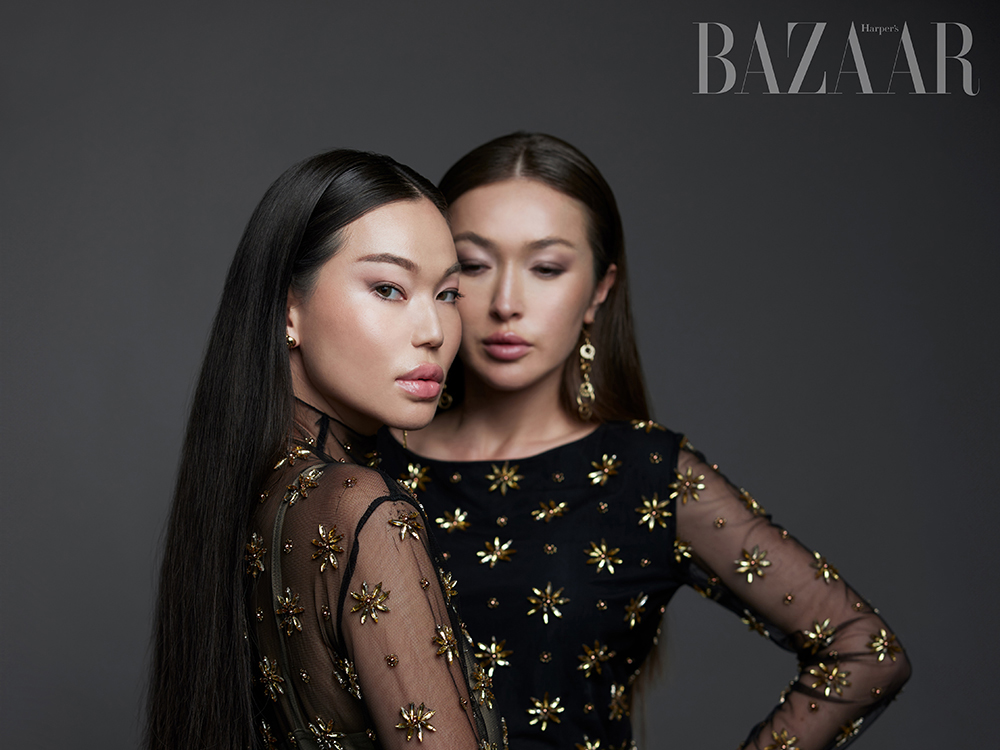 "Dramatic flair" features Anna Gupta and Gaga Kenes | Harper's Bazaar ...