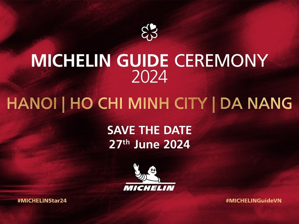 Lễ công bố Michelin Guide 2024 tại Việt Nam ấn định ngày tổ chức