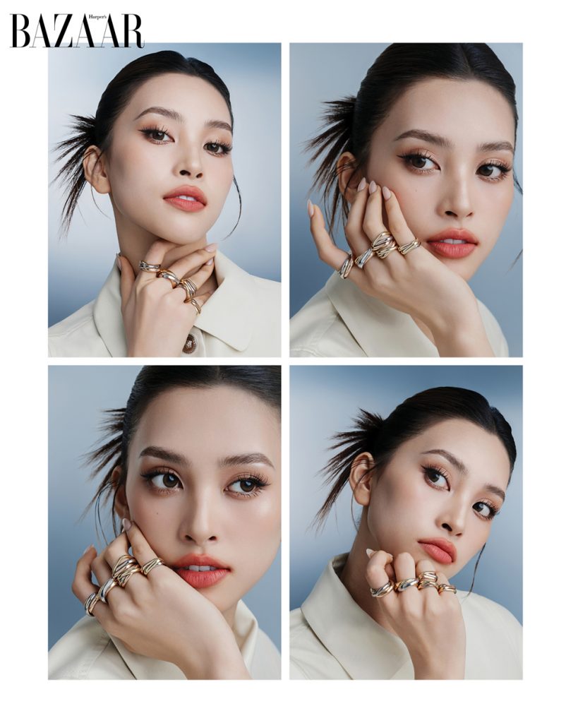Hoa hậu Tiểu Vy tỏa sáng cùng trang sức Cartier Trinity | Harper's Bazaar Việt Nam