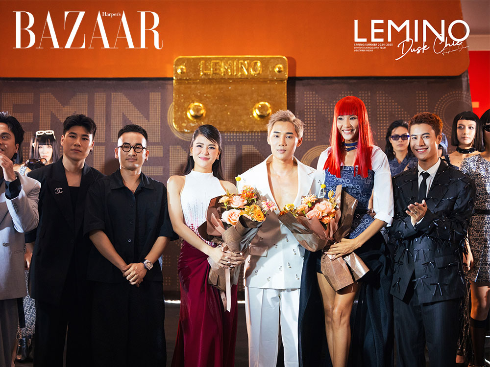 Lemino hợp tác với NTK Hà Duy trong BST Xuân Hè 2024 | Harper's Bazaar Việt Nam