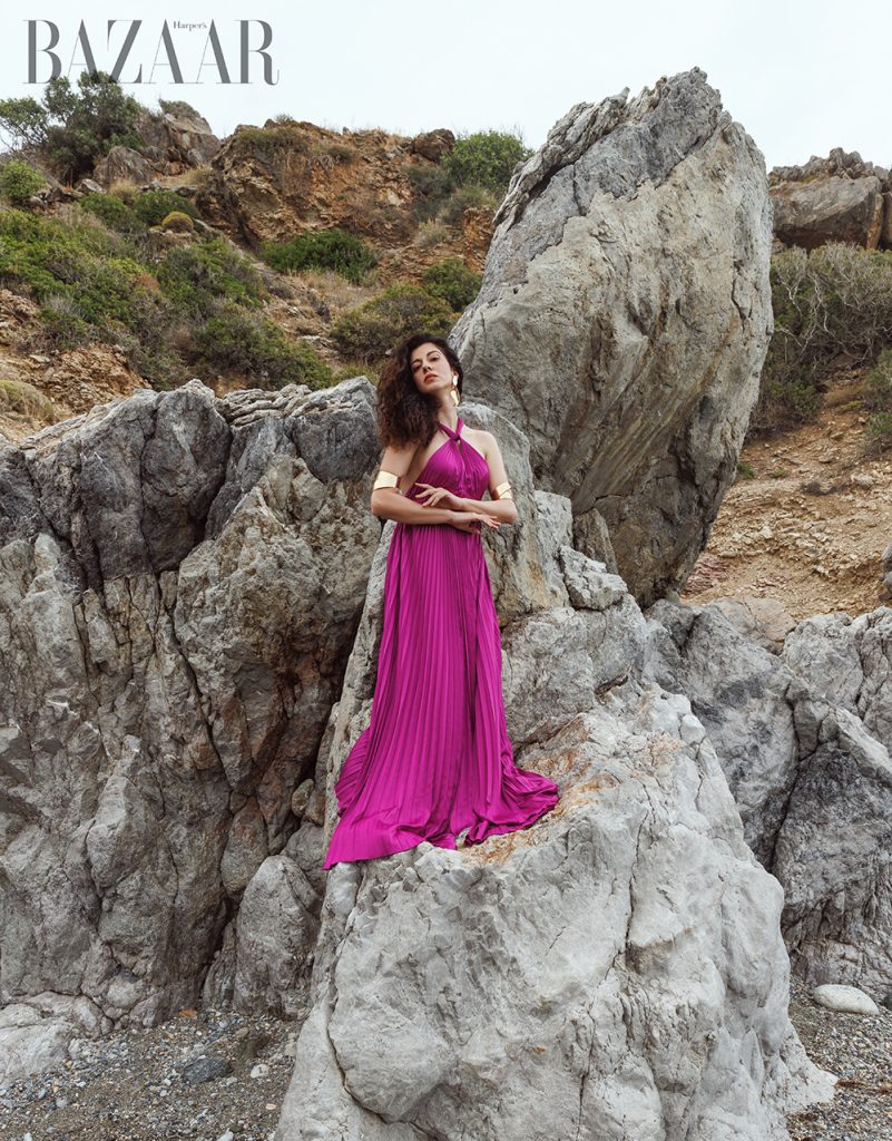 "Radiant Reflections" features model Gülfidan De Pasquale | Harper's ...