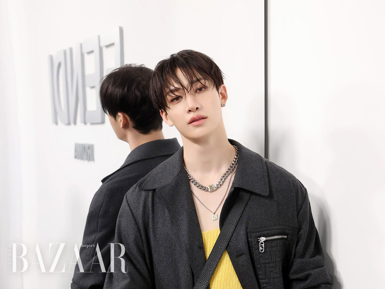 Bang Chan (Stray Kids) debut tuần lễ thời trang Milan cùng Fendi ...