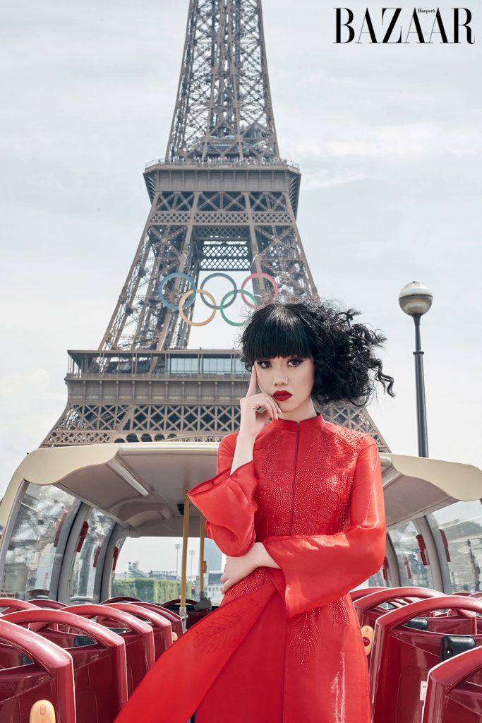 Jessica Minh Anh làm vedette tại show haute couture ở Paris | Harper's ...