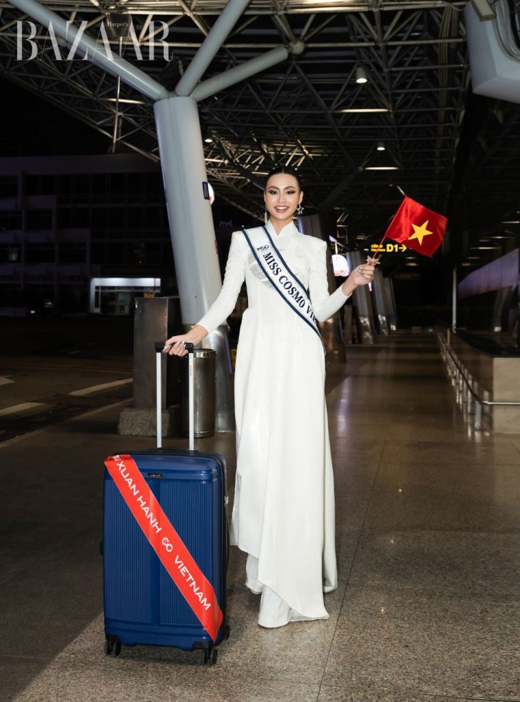 Xuân Hạnh khởi hành đến Hà Nội, nhập cuộc Miss Cosmo 2024 | Harper's ...