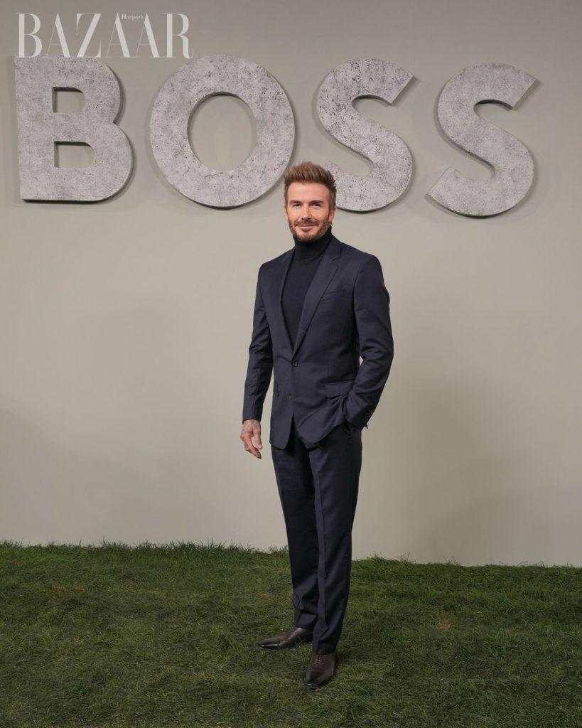 David Beckham dự show thời trang BOSS ở vai trò đối tác | Harper's ...