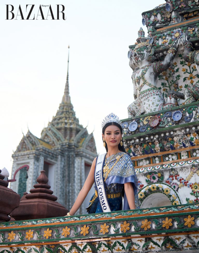 Á hậu Miss Cosmo 2024 Mook Karnruethai Tassabut | Harper's Bazaar Việt Nam