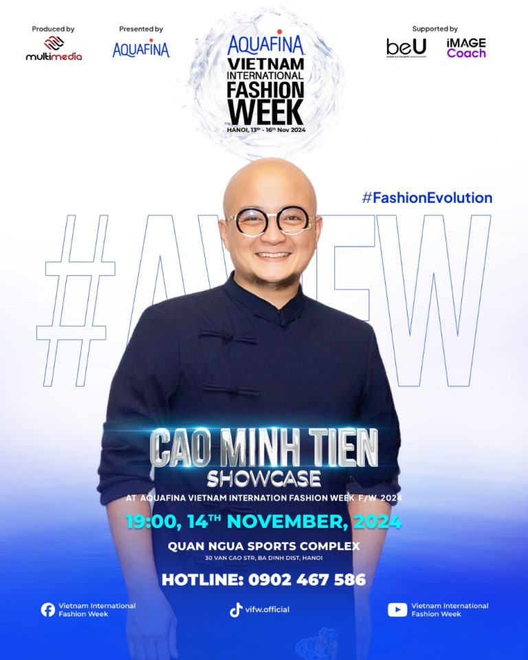 Cao Minh Tiến sử dụng gấm Nhật quý giá cho AVIFW FW2024 | Harper's Bazaar Việt Nam